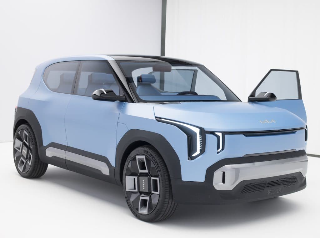 Titta in i Kias minsta och gladaste elbil: Kia Concept EV2 - Kia